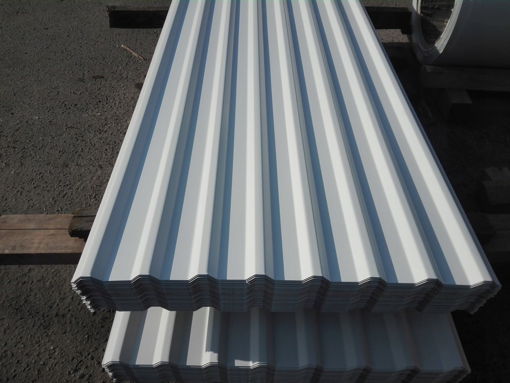 Blacha profil T18 falista ściana dach 0,75mm - 12847916714 - oficjalne archiwum Allegro