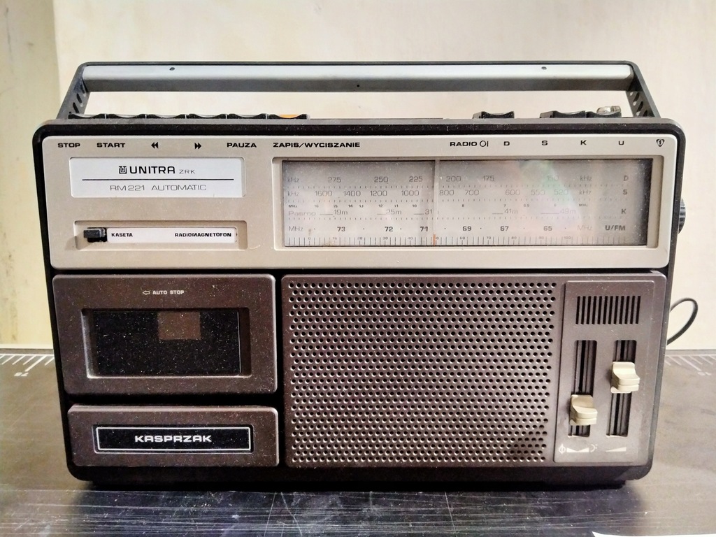 Radio Unitra kasprzak RM 221 - 13919751860 - oficjalne archiwum Allegro