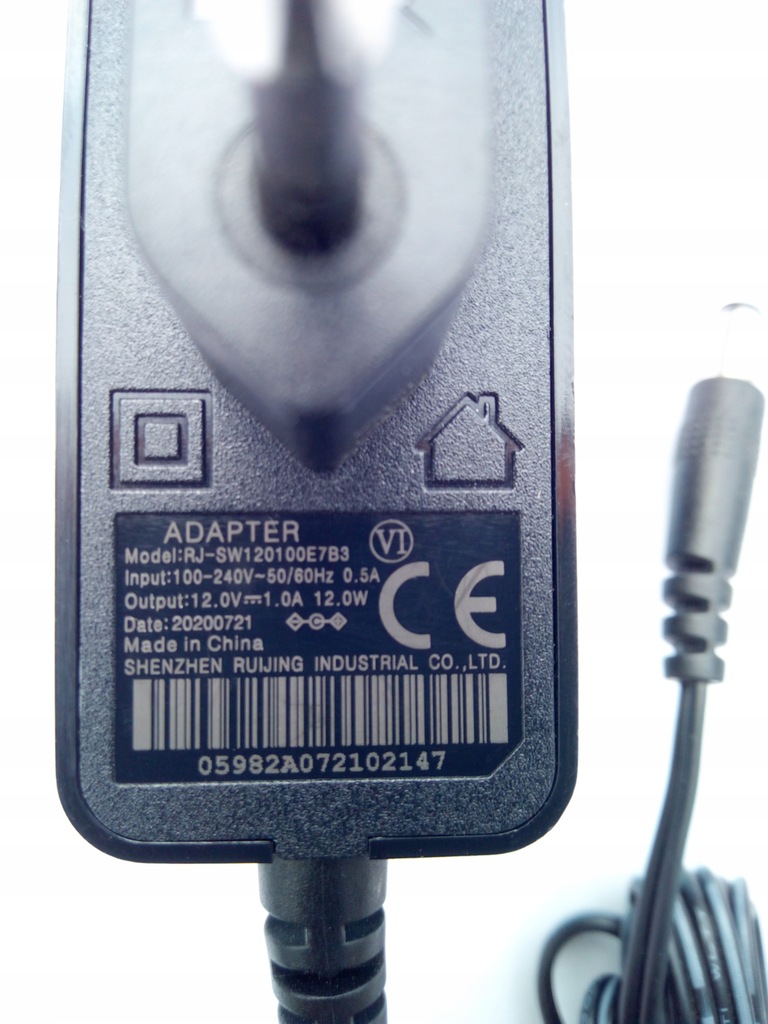 ORYGINALNY ZASILACZ CANAL+ HY4001 HY4001CD MODEL RJ-SW120100E7B3 12V 1 ...