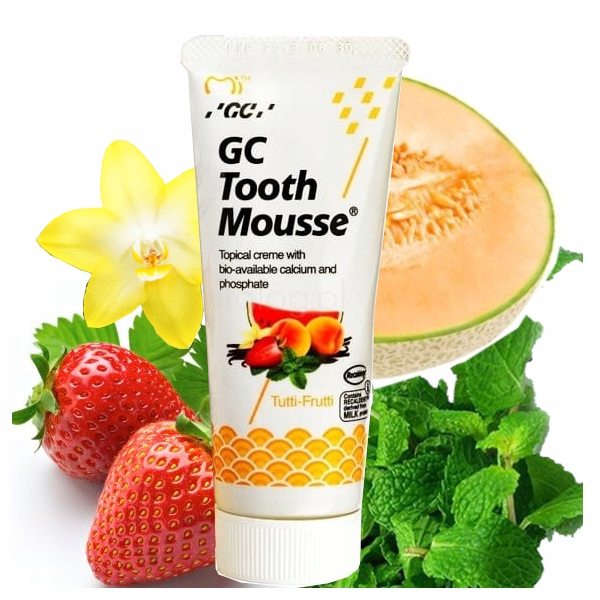 GC Tooth Mousse TUTTIFRUTTI pasta na nadwrażliwość - 12409583917 ...
