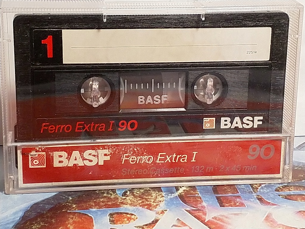 Kaseta magnetofonowa BASF Fe I 90 - 12585619371 - oficjalne archiwum Allegro