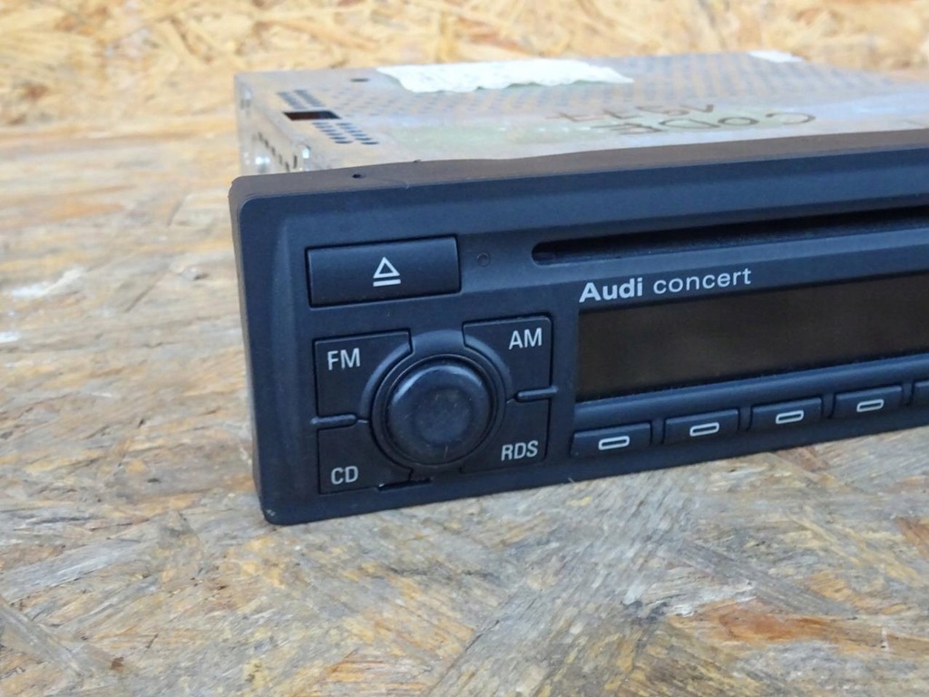 AUDI TT 8N A6 C5 RADIO AUDI CONCERT KOD 4B0035186P - 11484623741 - oficjalne archiwum Allegro