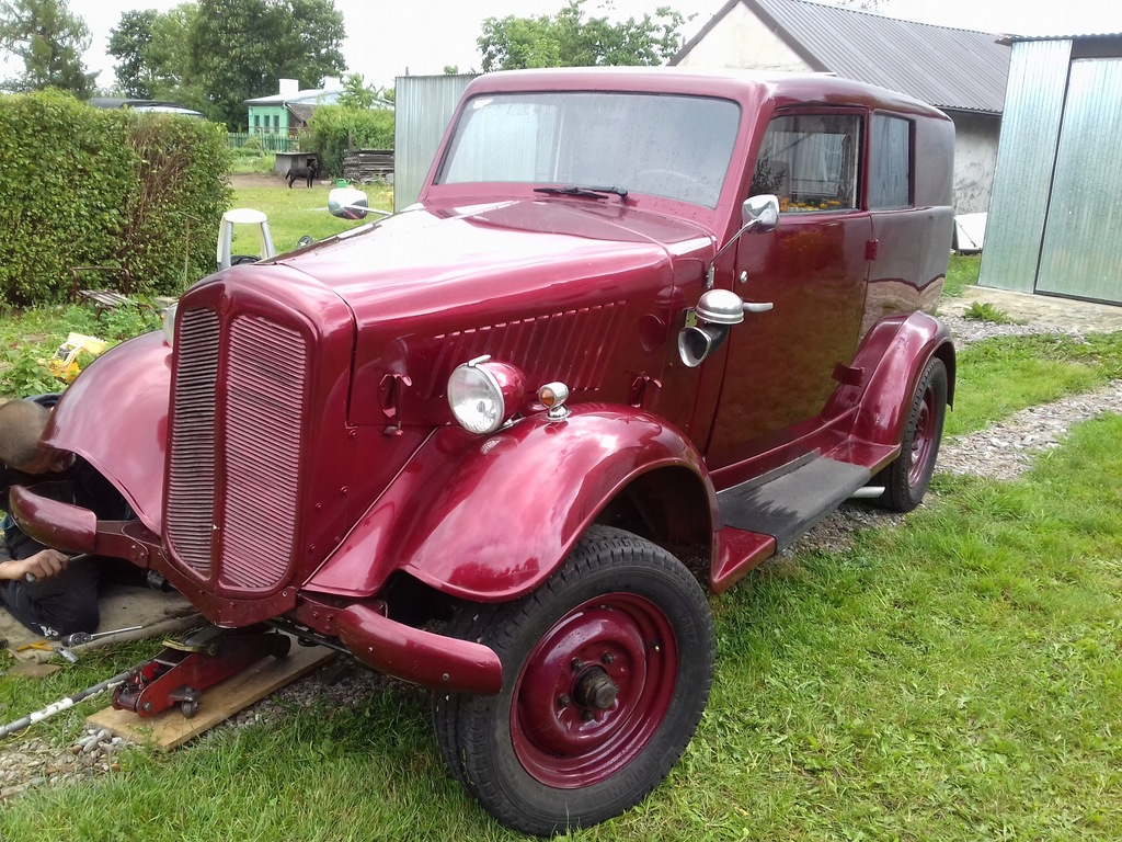 DKW odbudowana za bazie Warszawy - retro HOT ROD - 8896176008 ...