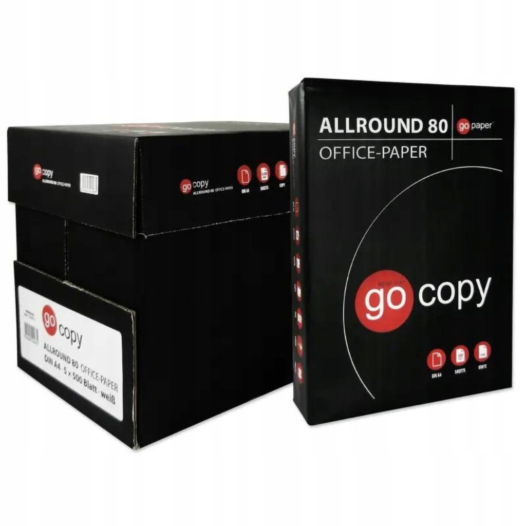 PAPIER KSERO UNIWERSALNY A4 GO COPY KARTON - 12889386066 - oficjalne ...