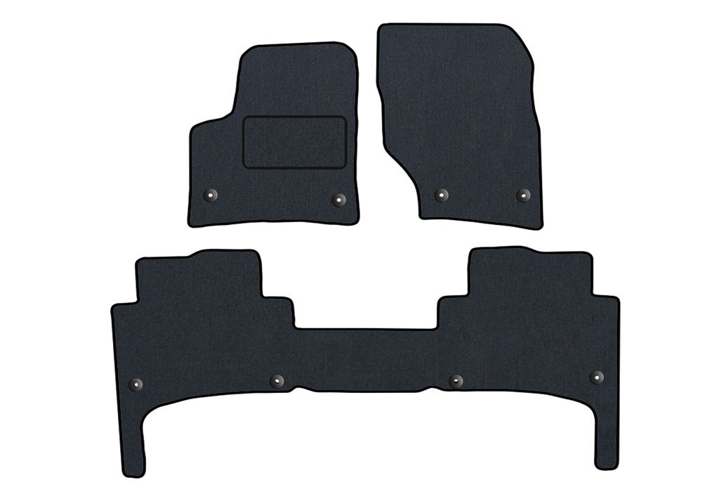 Porsche Cayenne I 02-10 3CZ max dywaniki welurowe - 7190495591 ...