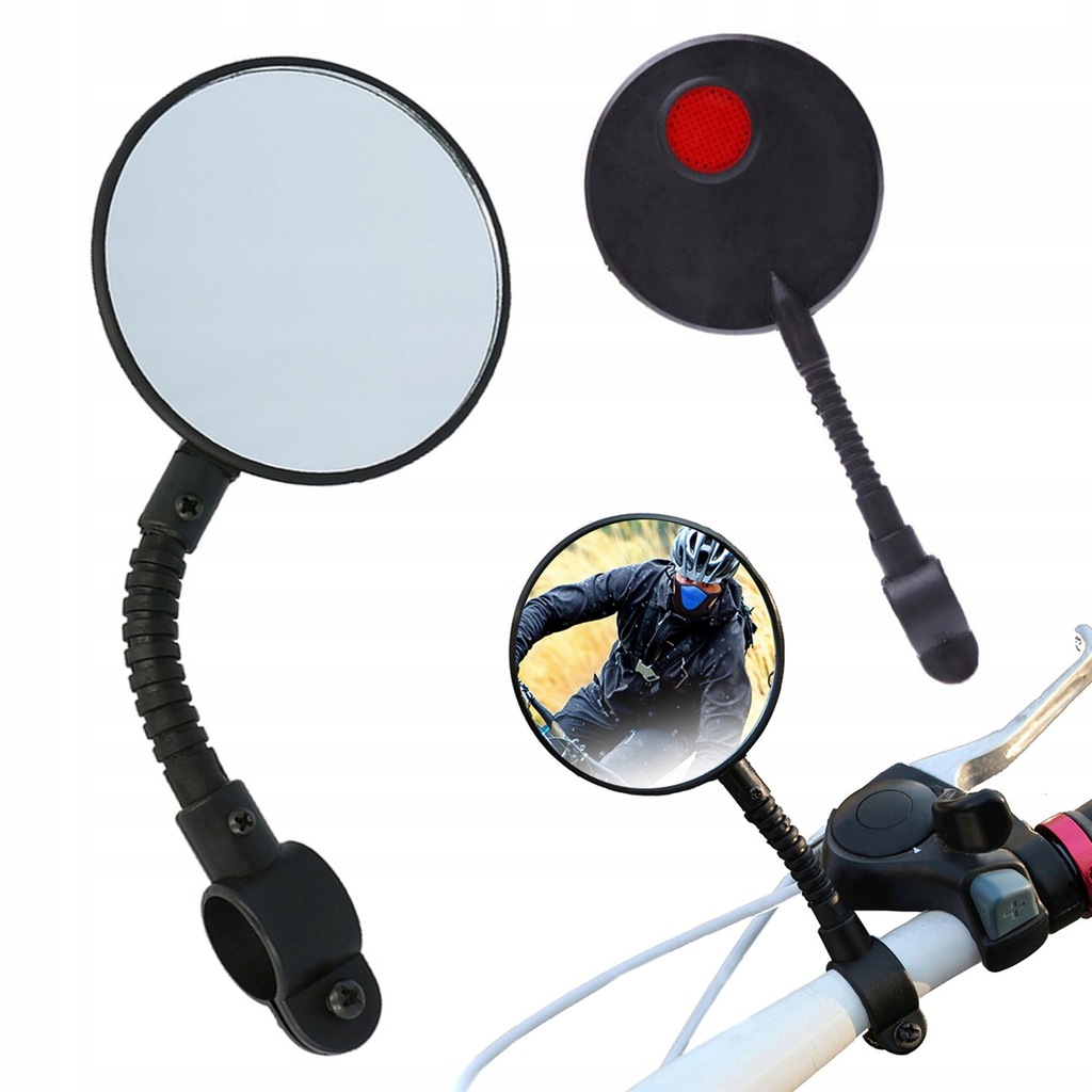LUSTERKO ROWEROWE DO ROWERU MOTOROWERU REGULOWANE - 9591574167 ...
