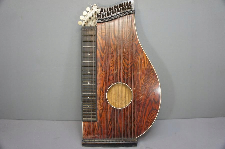 STARA ZABYTKOWA ORYGINALNA DREWNIANA CYTRA - 13999413533 - oficjalne ...