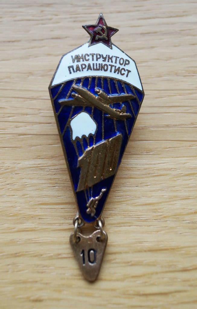 Odznaka spadochronowa Instruktor WPD ZSRR, orygin - 10002457580 ... Odznaka spadochronowa Instruktor WPD ZSRR, orygin - 10002457580 ...