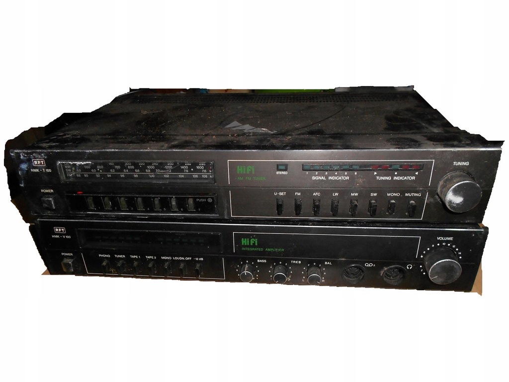 Tuner radiowy RFT HMK-T 100,WZMACNIACZ HMK-V100 - 13097810483 ...