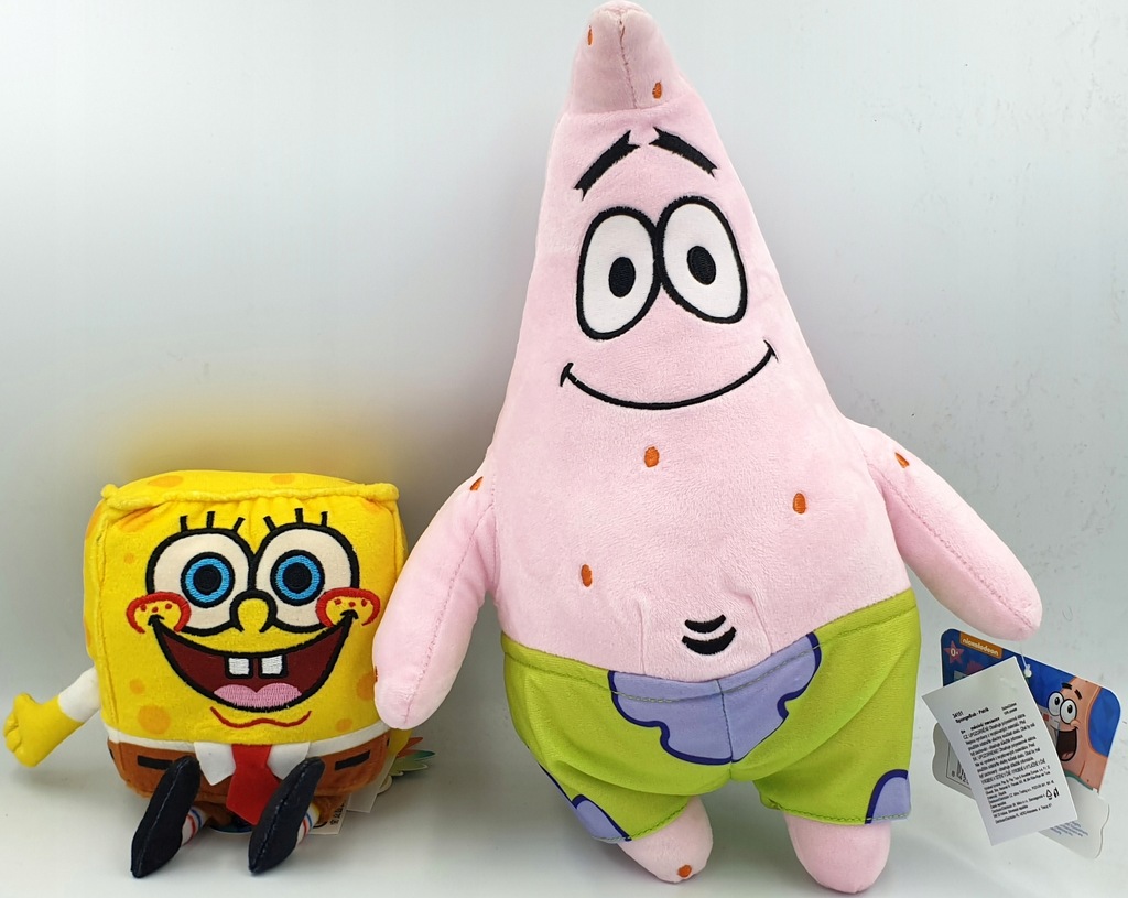 PRZYTULANKA MASKOTKA SpongeBob Sponge Bob Patryk - 11277393709 ...