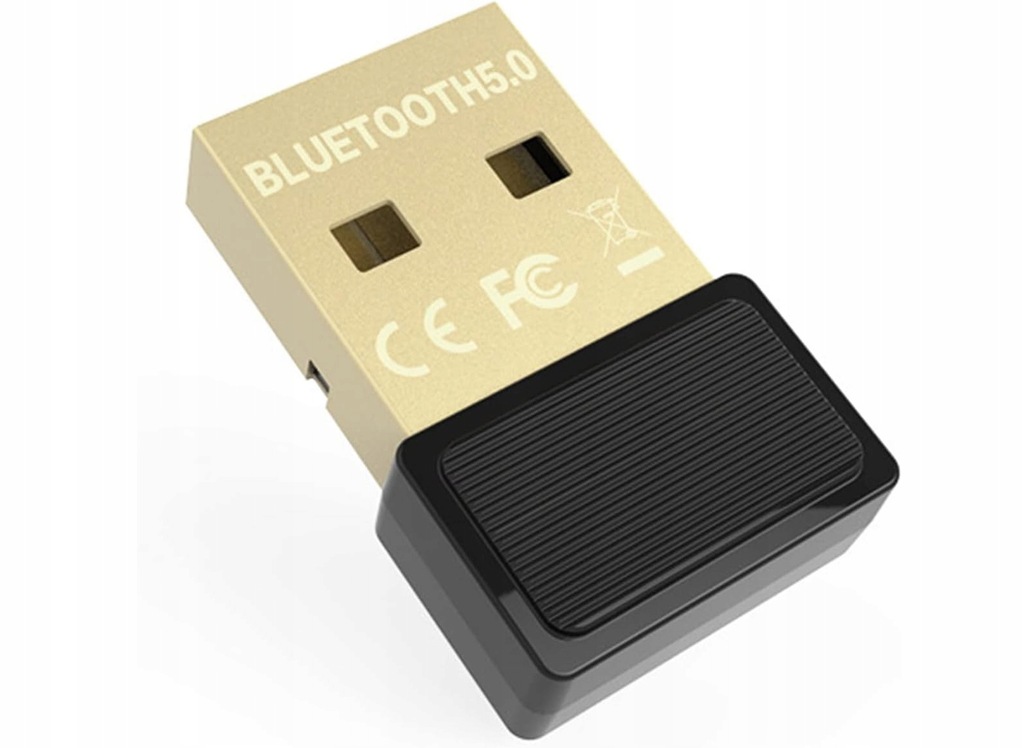 NANO ADAPTER USB BLUETOOTH V5.0 RTL8761B TRANSFER DANYCH MYSZ ...