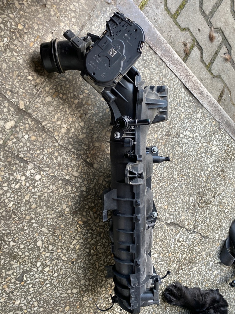 Mercedes w207 w212 2.0 cgi 274920 kolektor rura dolot przepustnica ...