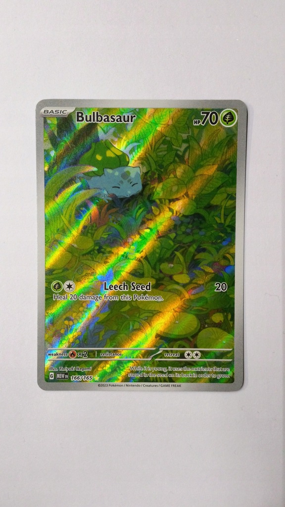 Bulbasaur (MEW 166) - 166/165 - Illustration Rare - Pokemon 151 ...