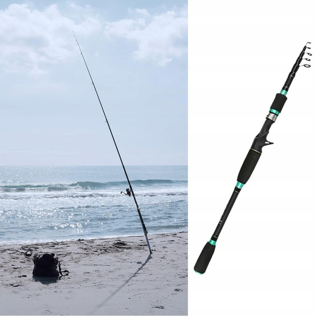 Telescopic Fishing Rod Saltwater Carbon - 14114487627 - oficjalne ...