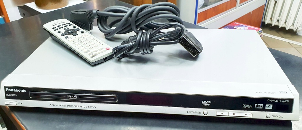 DVD odtwarzacz Panasonic DVD-S295 pilot - 8675098107 - oficjalne archiwum Allegro