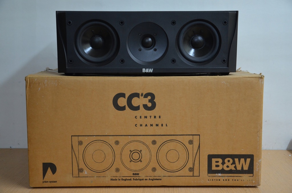 B&W CC3, Bowers&Wilkins GŁOŚNIK CENTRALNY - 11531939435 - oficjalne archiwum Allegro