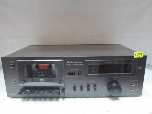MAGNETOFON KASETOWY TECHNICS RS-M12 - NR E158 - 13099981011 - oficjalne archiwum Allegro