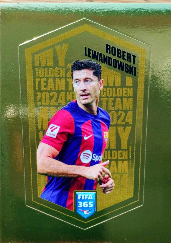 PANINI naklejki FIFA 365 2024 NAKLEJKA LEW MY GOLDEN TEAM 2024 LEWANDOWSKI - 14661547363 ...