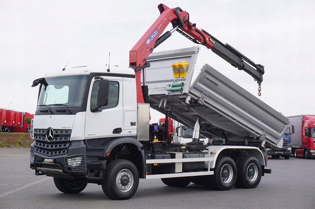 MERCEDES / AROCS / 3342 / E 6 / WYWROTKA + HDS HMF - 12787066298 ...