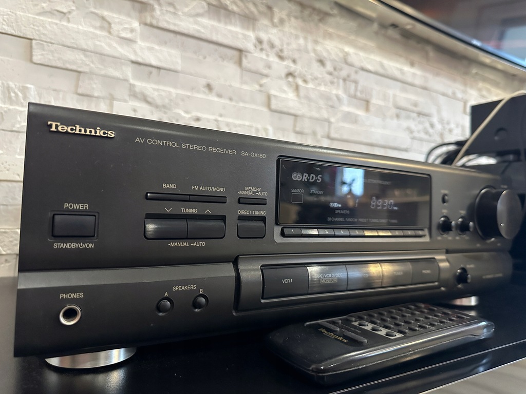 Technics SA-GX180 Amplituner Stereo 2X100W RDS DSP Pilot stan idealny - 15366759952 - oficjalne ...