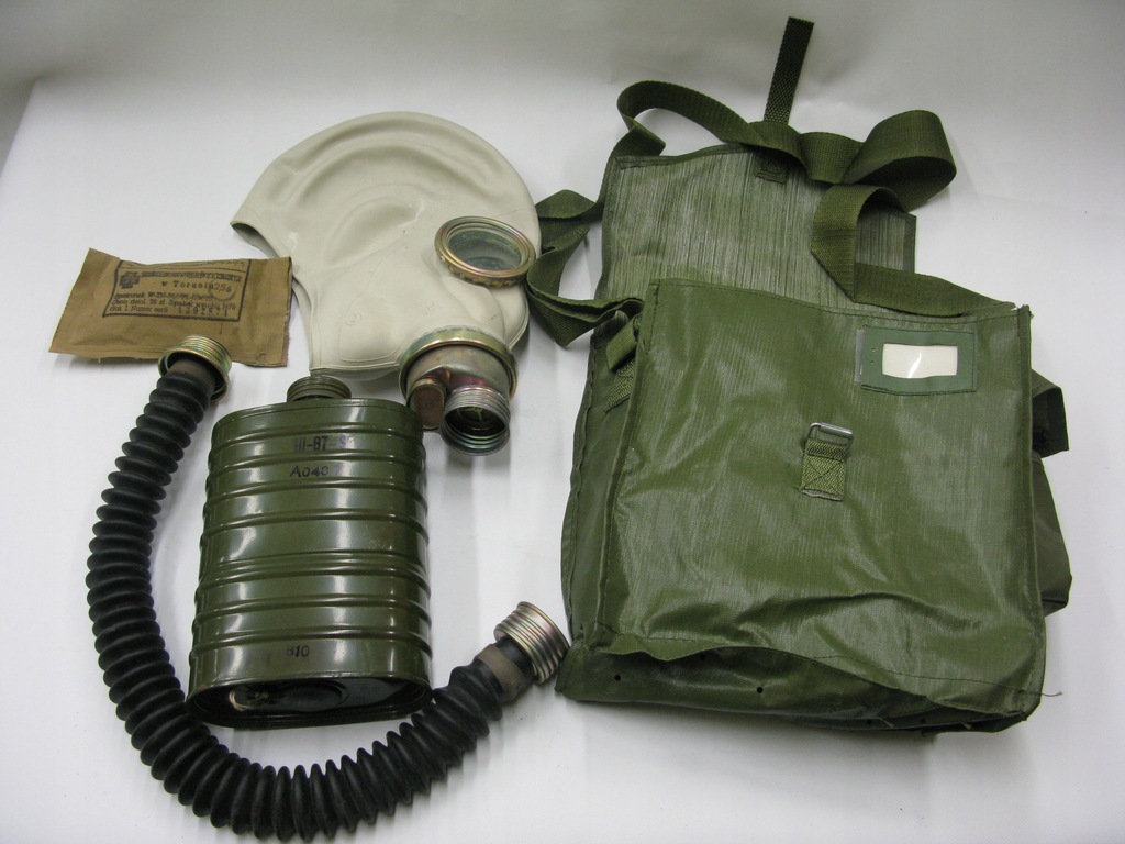 Maska pgaz wojskowa SŁOŃ r.1 torba nowy typ - 12835481512 - oficjalne archiwum Allegro