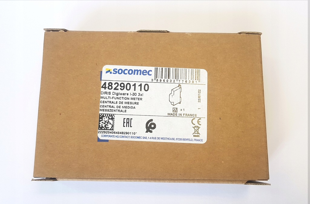 SOCOMEC, Diris Digiware I-30, Moduł pomiaru prądu - 12571499327 ...