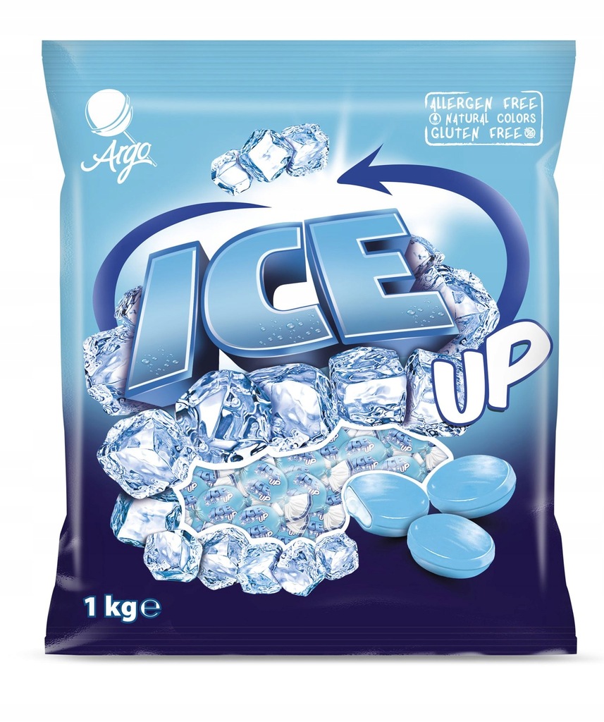 Cukierki Argo Ice Up lodowe nadziewane 1kg POLSKIE - 9250986719 ...