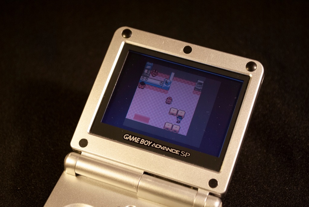 Game Boy Advance SP AGS-001 Tribal - 7942803649 - oficjalne archiwum Allegro