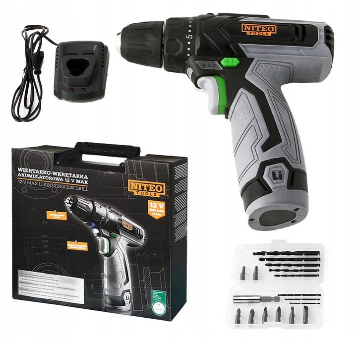 Wkrętarko-Wkretarka Niteo Tools zasilanie akumulatorowe 12 V - 14489414142 - oficjalne archiwum ...