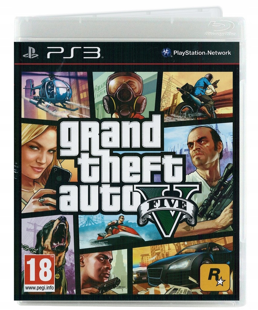 Gra GTA V GRAND THEFT AUTO POLSKIE WYDANIE PS3 - 12645540027 ...