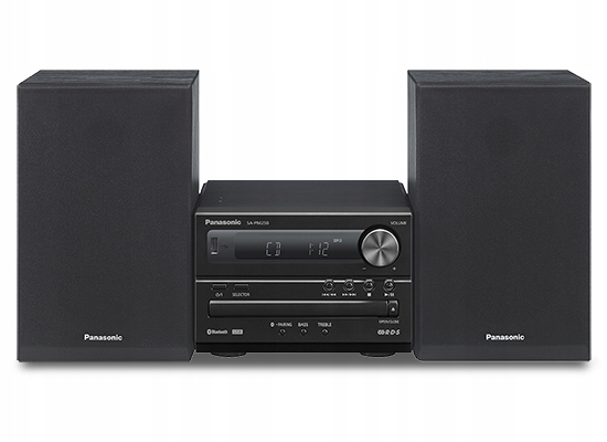 WIEŻA PANASONIC SC-PM250 CD/MP3/USB/BT/FM 20W - 9501643248 - oficjalne archiwum Allegro