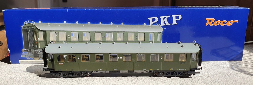 PKP Wagon osobowy 2 kl Bhrx 20521 - Roco 45588 - 12811900700 ...