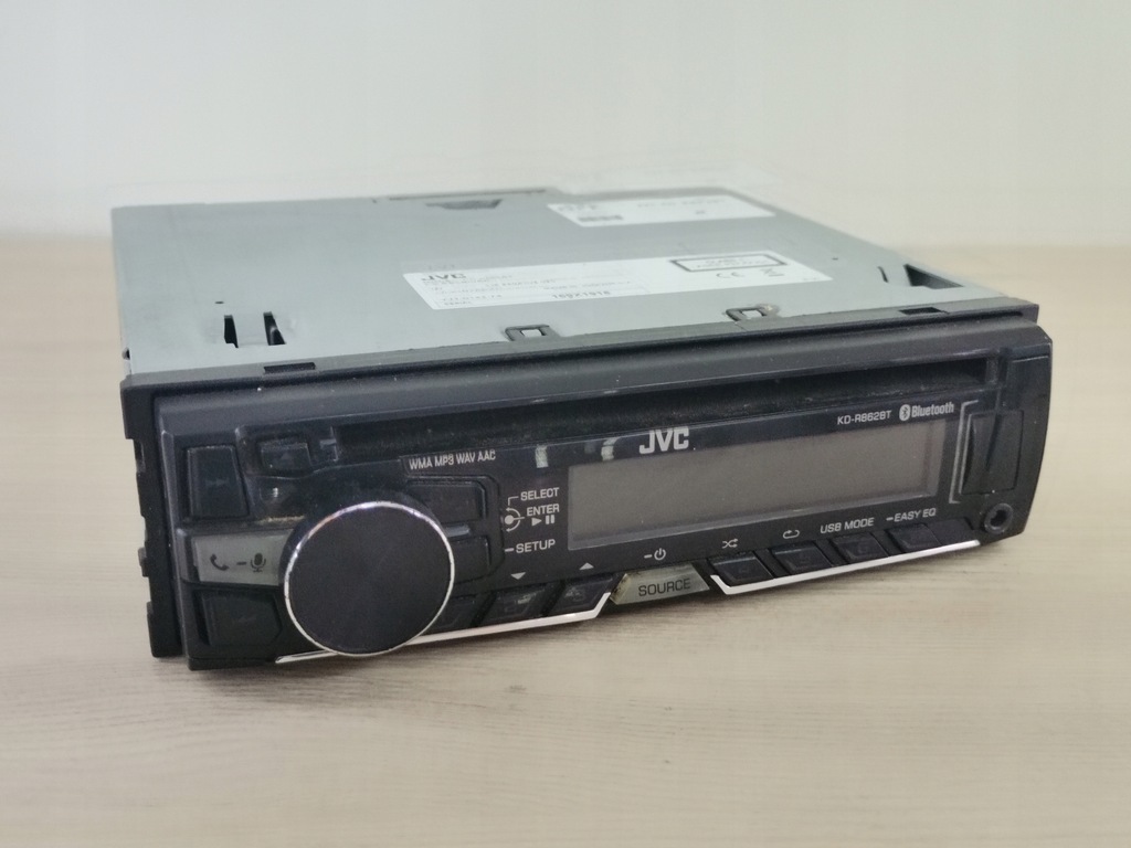 Radioodtwarzacz akcesoryjny JVC KD-R862BT 1-DIN - 11945977408 - oficjalne archiwum Allegro