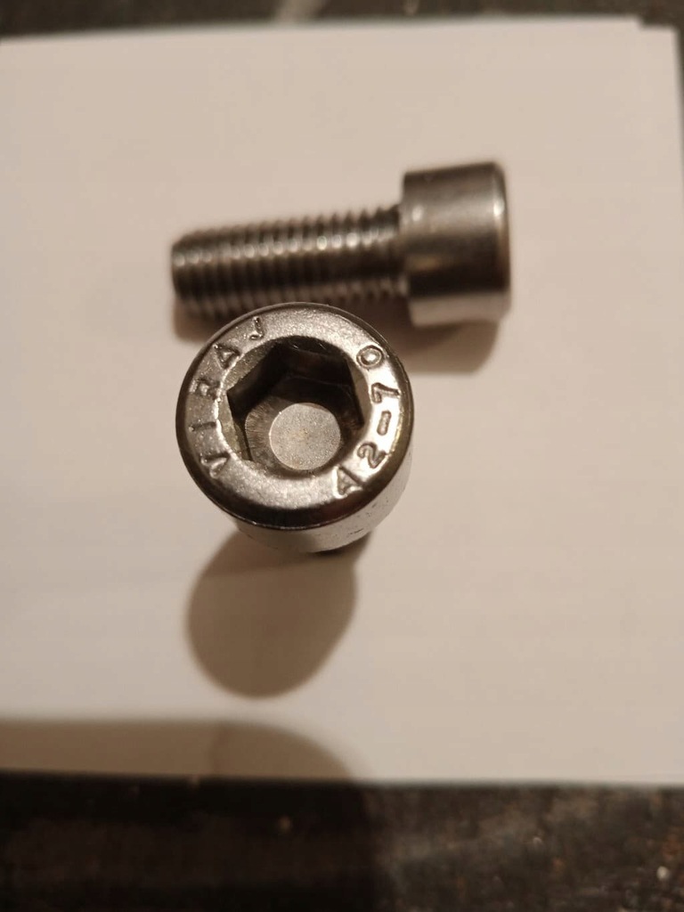 M12x30 śruba ampulowa lewy gwint, A2 Nierdzewna - 13386913309 ...