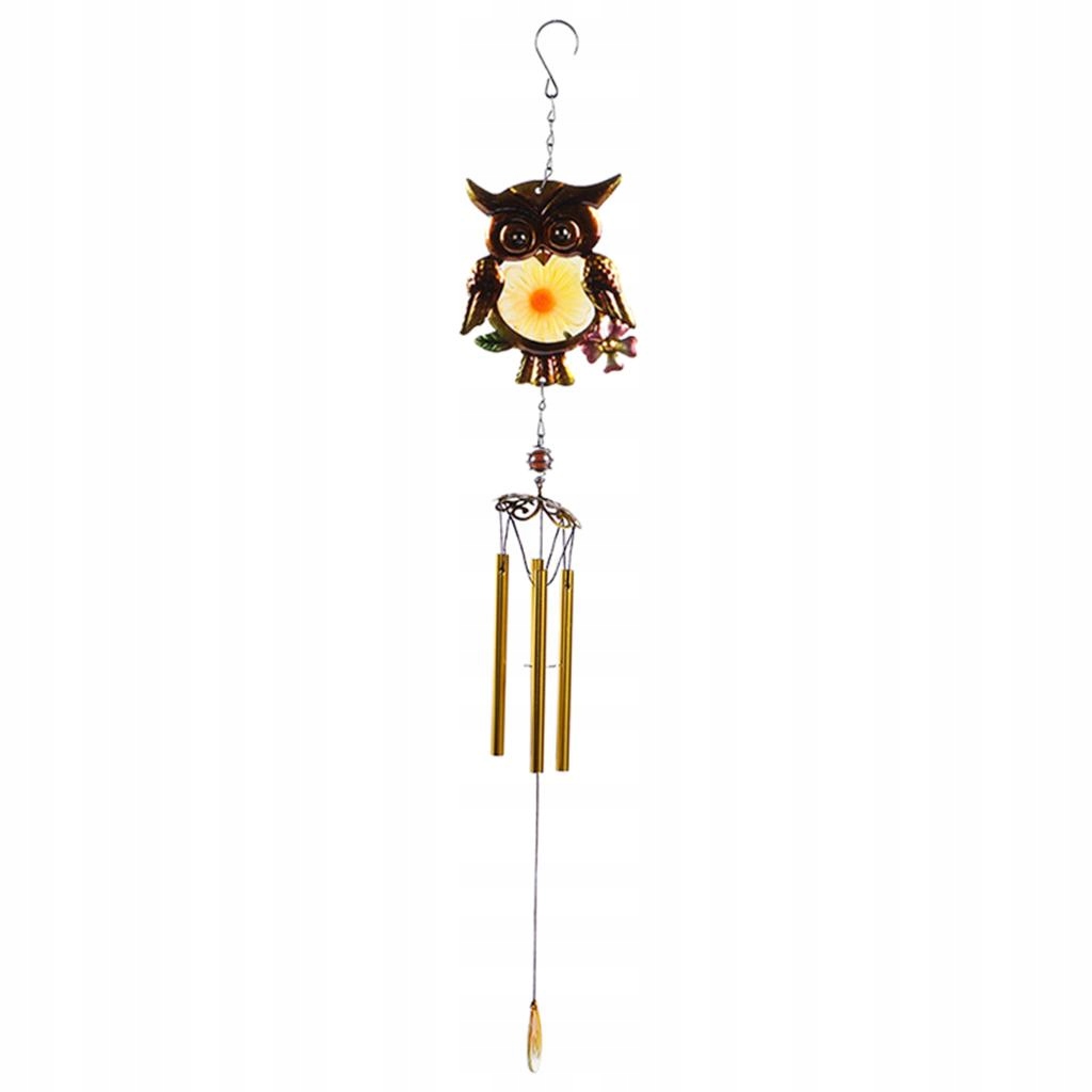 Metal Owl Music Wind Chimes Indoor/Outdoor Waterproof Romantic Party ...