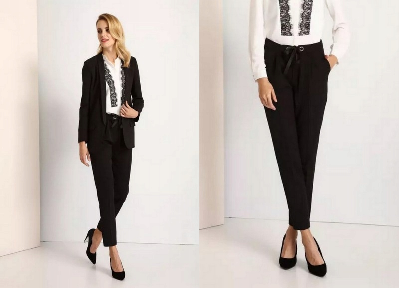 K8268 TOP SECRET ELEGANCKIE SPODNIE CYGARETKI _34 - 13131638399 ...