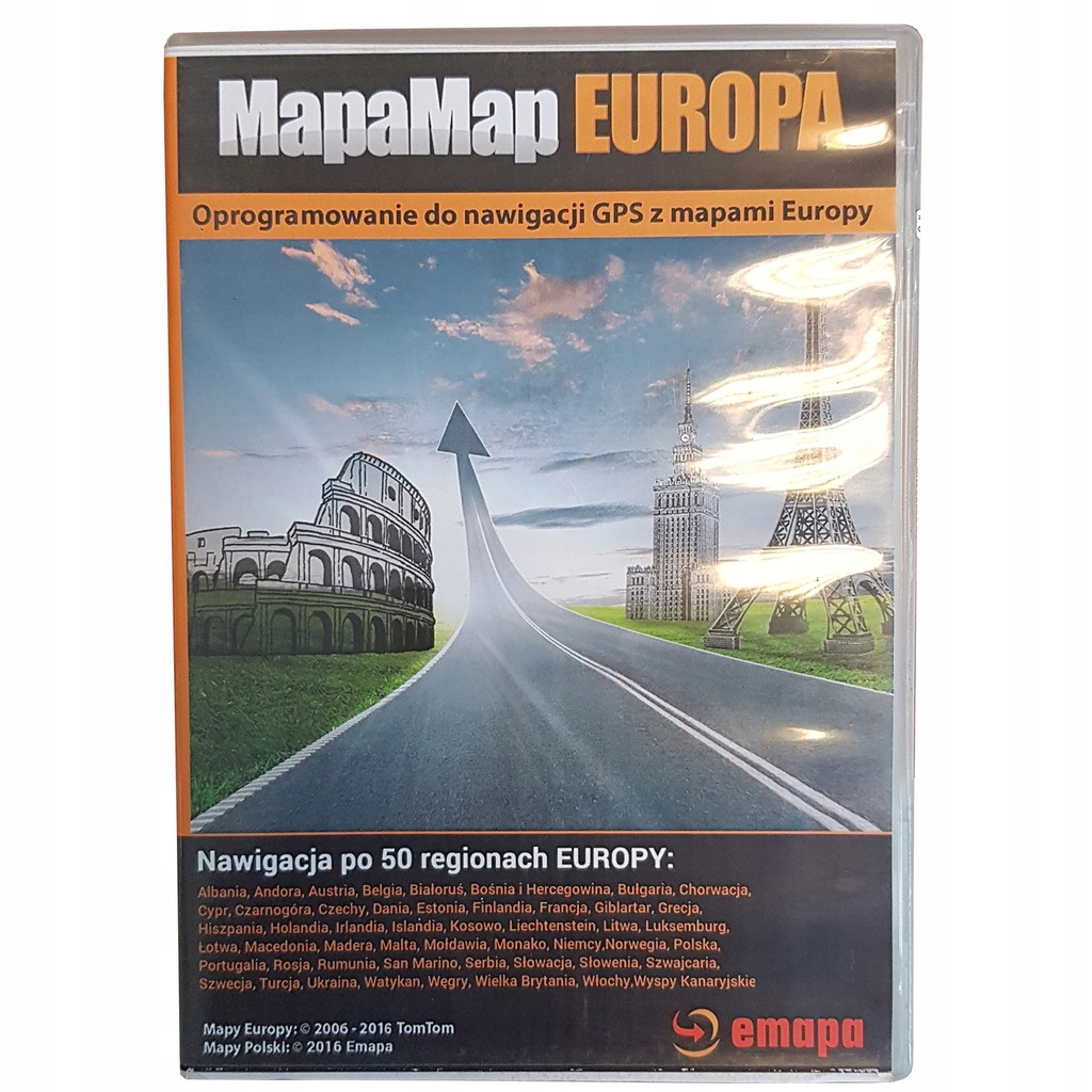 MAPY DO NAWIGACJI GPS MAPAMAP POLSKA + EUROPA 50 - 13553580893 ...