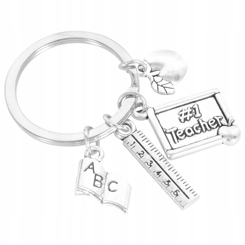 Teacher's Day Keychain Vintage Gifts Ruler Rings - 13578961050 ...