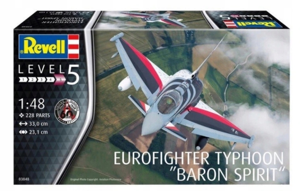 Model do sklejania samolot Eurofighter Typhoon Bar - 12486729400 ...