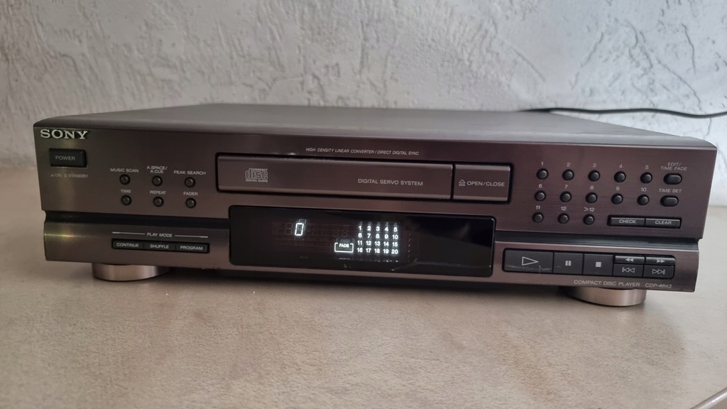 Cd player odtwarzacz MINI MIDI SONY CDP M43 - 13356320829 - oficjalne archiwum Allegro
