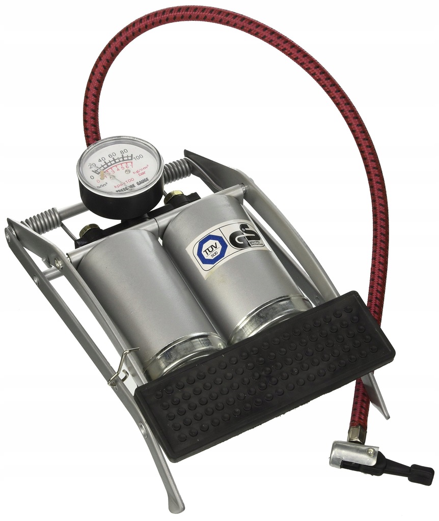 POMPKA NOŻNA DO SAMOCHODU ROWERU MANOMETR - 13514088221 - oficjalne ...