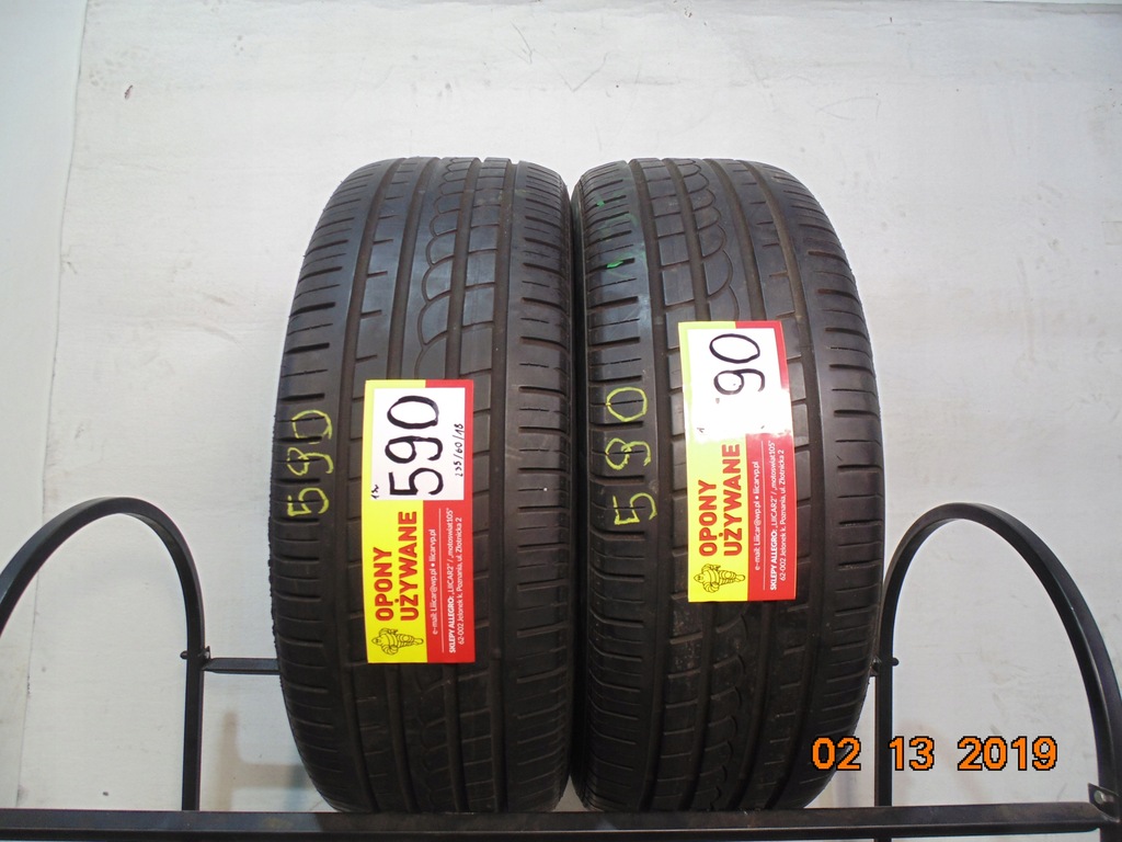 2x 235/60 R18 PIRELLI P ZERO ROSSO 103V 6+MM 590 - 7842747029 ...