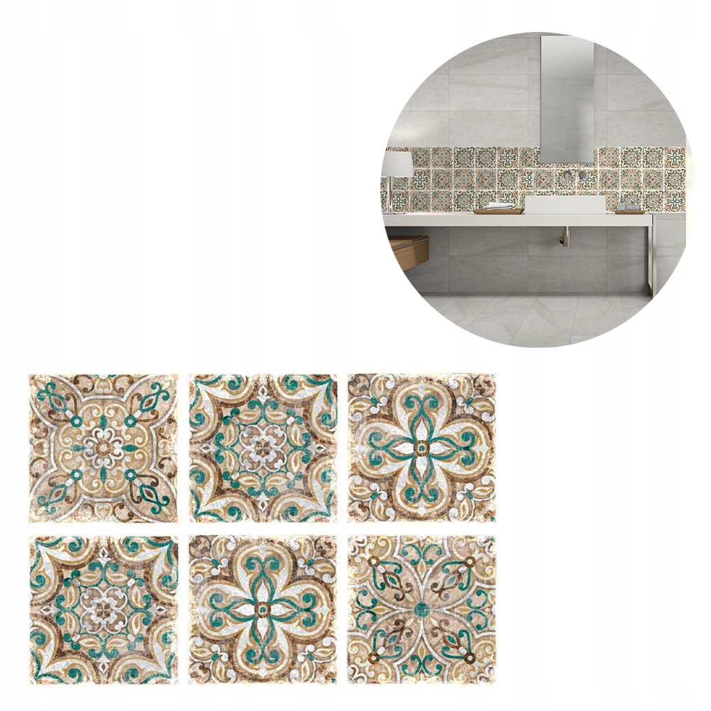 Backsplash Tile Stickers Bathroom Tile Decals - 13409261570 - oficjalne ...