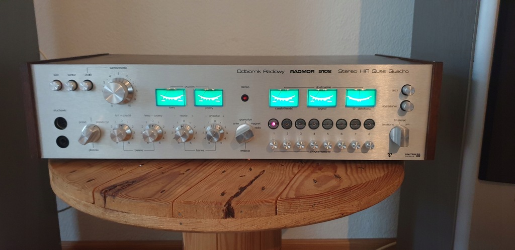 Amplituner Unitra Radmor 5102 Srebrny OKAZJA!!! - 13978307396 ...
