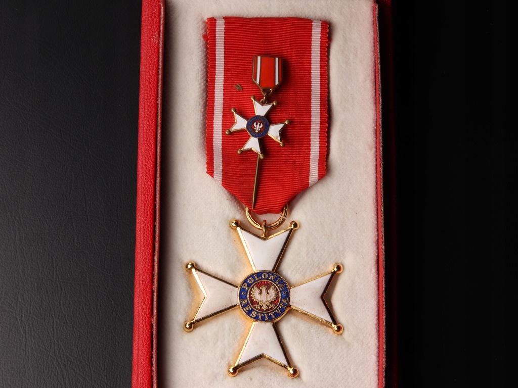 ANK PRL KRZYŻ POLONIA RESTITUTA 1944 + MINIATURKA - 12674003009 ...