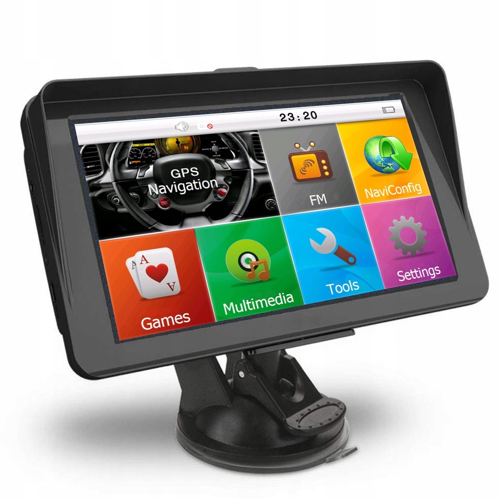 GPS 7" NAWIGACJA IGO TIR TRUCK MAPY EU+PL 8GB - 11490254289 - oficjalne archiwum Allegro