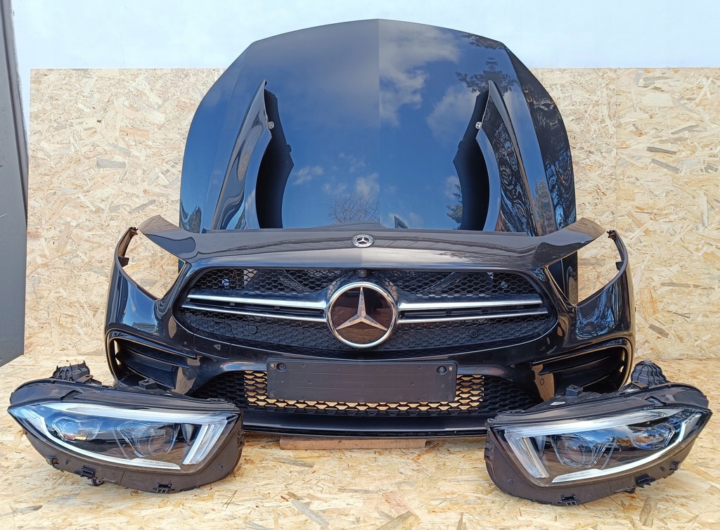 MERCEDES W257 CLS AMG 53 5.3 AMG PRZÓD MASKA LAMPY - 13094418886 ...
