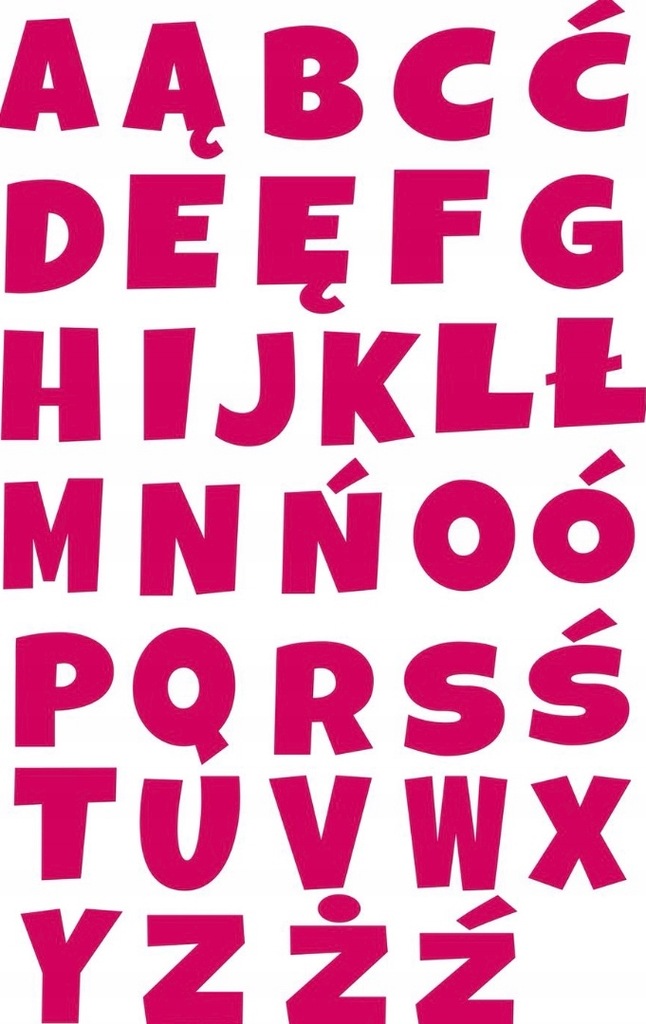 Naklejki abecadło naklejka alfabet dla dzieci - 11126120252 - oficjalne archiwum Allegro