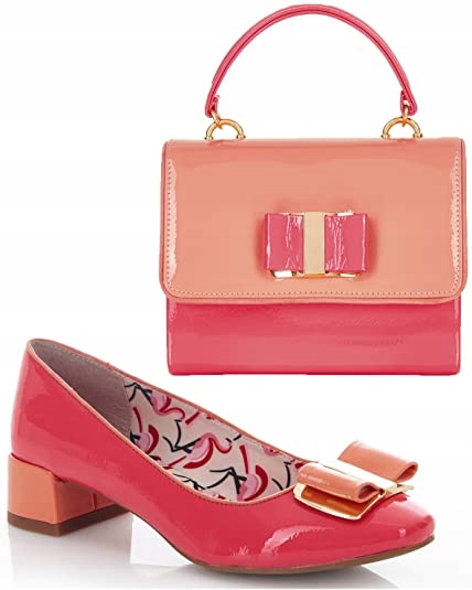 Buty baleriny czółenka JUNE Coral Ruby Shoo 39 - 10676691673 ...