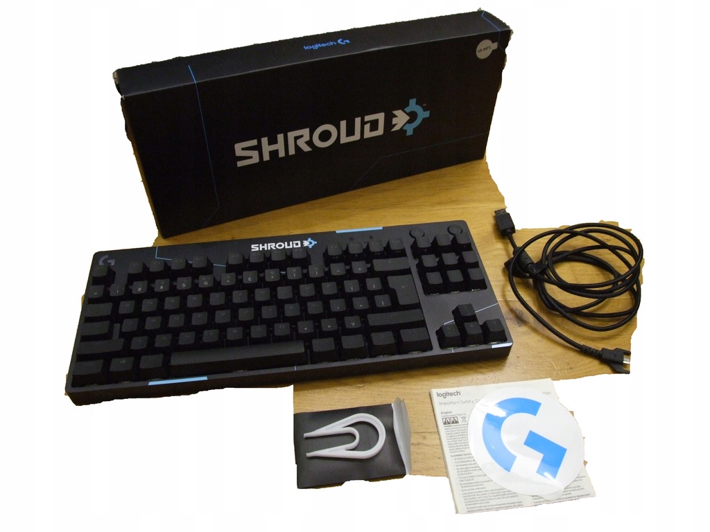Logitech G Pro X Shroud @BOX@SUPER STAN@ GX RED #7 - 12314415889 - oficjalne archiwum Allegro
